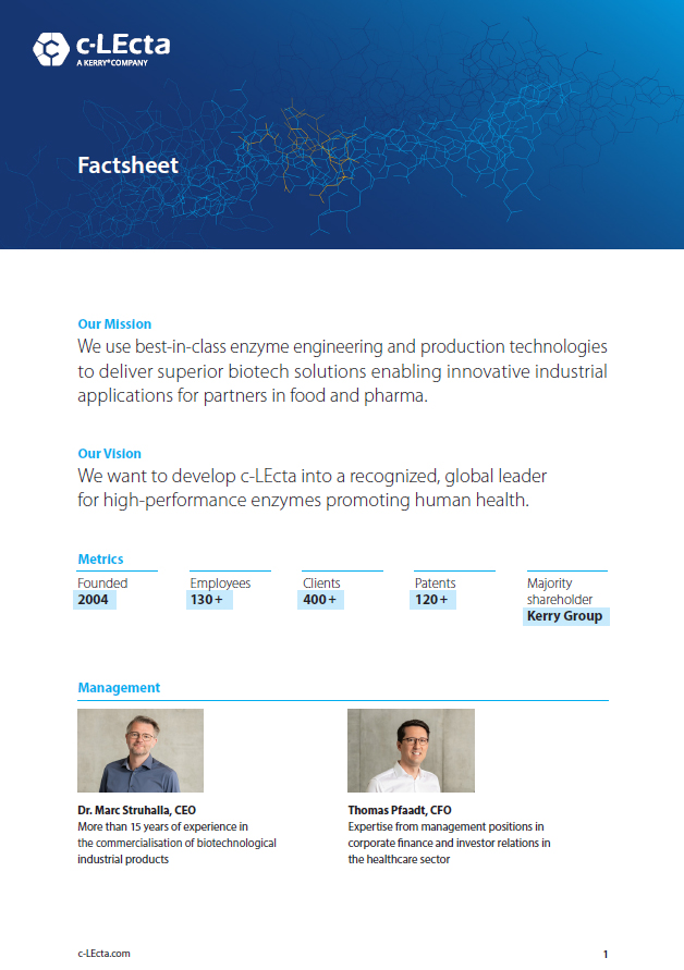 Downloads | c-LEcta GmbH